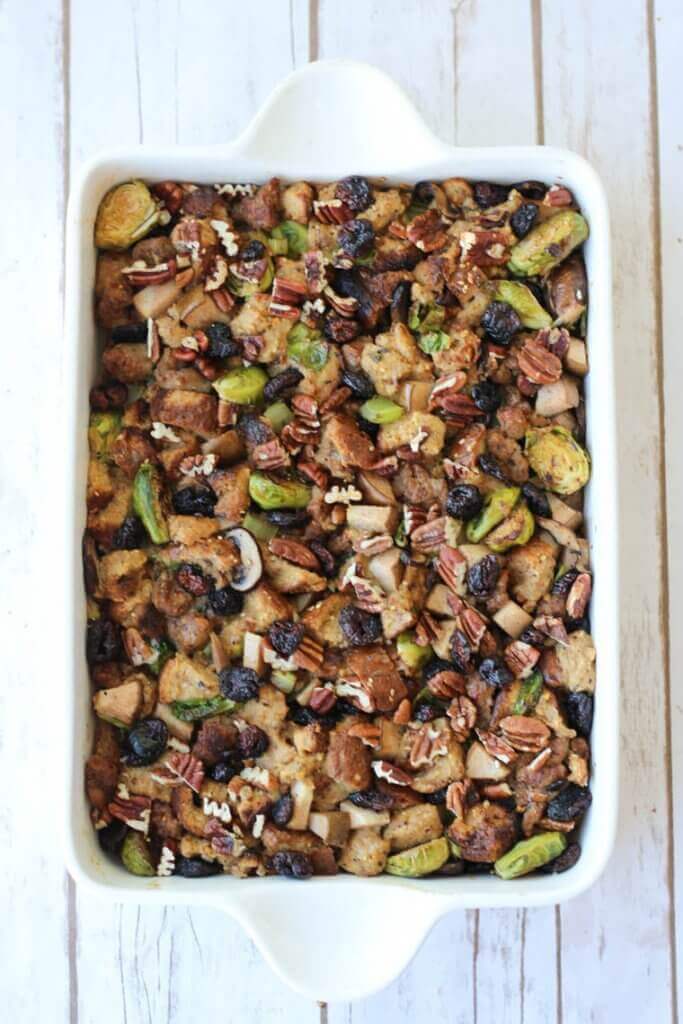Healthy Holiday Stuffing | High Protein & Dairy Free! - Abbey's Kitchen