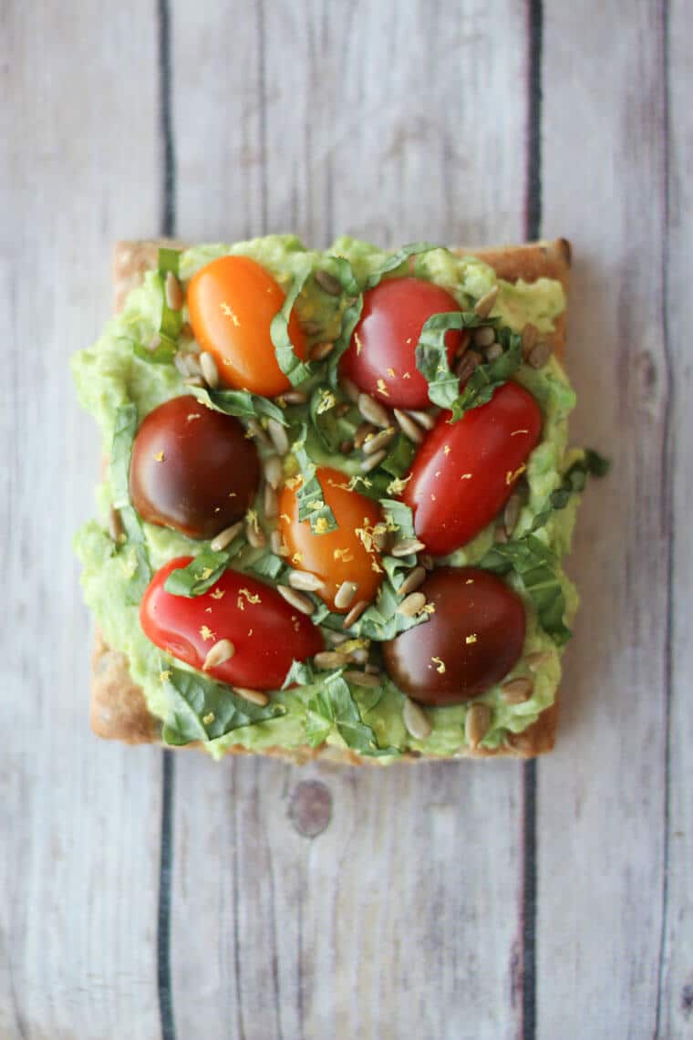 Healthy On The Go Work Snacks | Easy Snack Toasts 3 Ways - Abbey's Kitchen