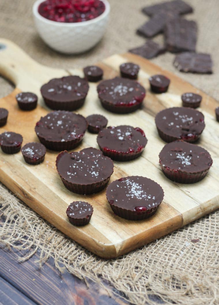 Halloween Blood and Guts Chocolate Cups | Vegan and Gluten Free Dessert ...