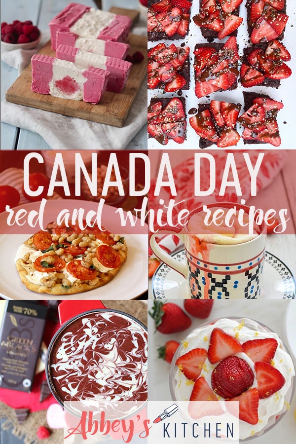 BEST Healthy Canada Day Recipes | Festive Red and White Foods - Abbey's ...