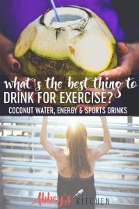 What’s the Best Thing to Drink During Exercise? | Coconut Water, Energy ...