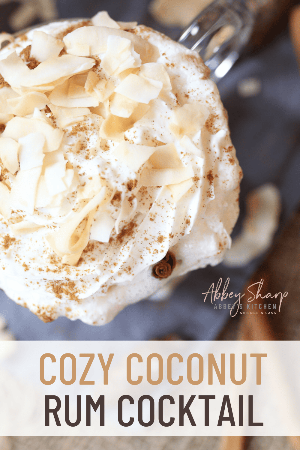 Cozy Coconut Rum Cocktails | Warm Party Drink! - Abbey's Kitchen