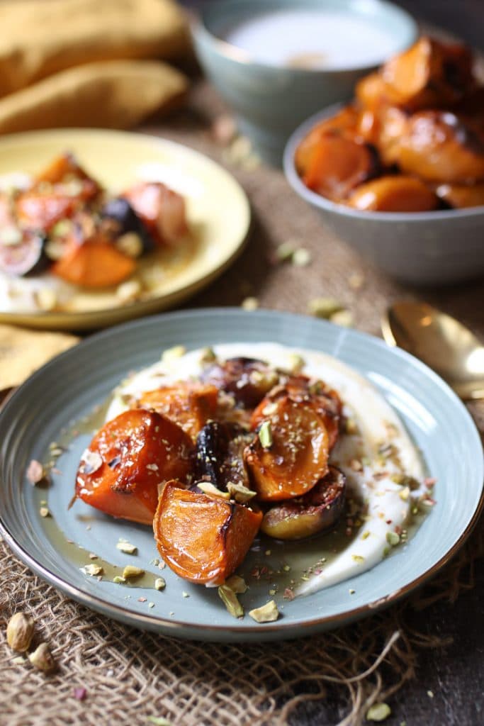 Vegan Maple Roasted Persimmons and Figs | Healthy Holiday Dessert ...