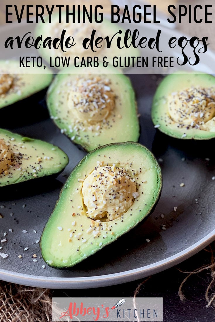 Everything Bagel Spice Avocado Devilled Eggs | Keto, Low Carb, Gluten ...