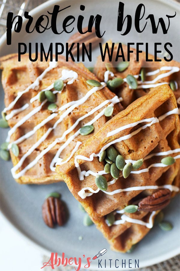 Gluten Free Protein Pumpkin Waffles | BLW & Toddler Friendly - Abbey's ...