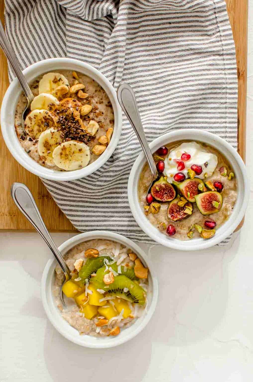 High Protein Oatmeal (No Protein Powder!) - Abbey's Kitchen