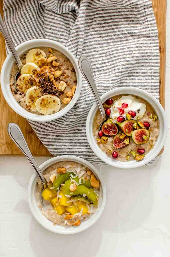 High Protein Oatmeal (No Protein Powder!) - Abbey's Kitchen