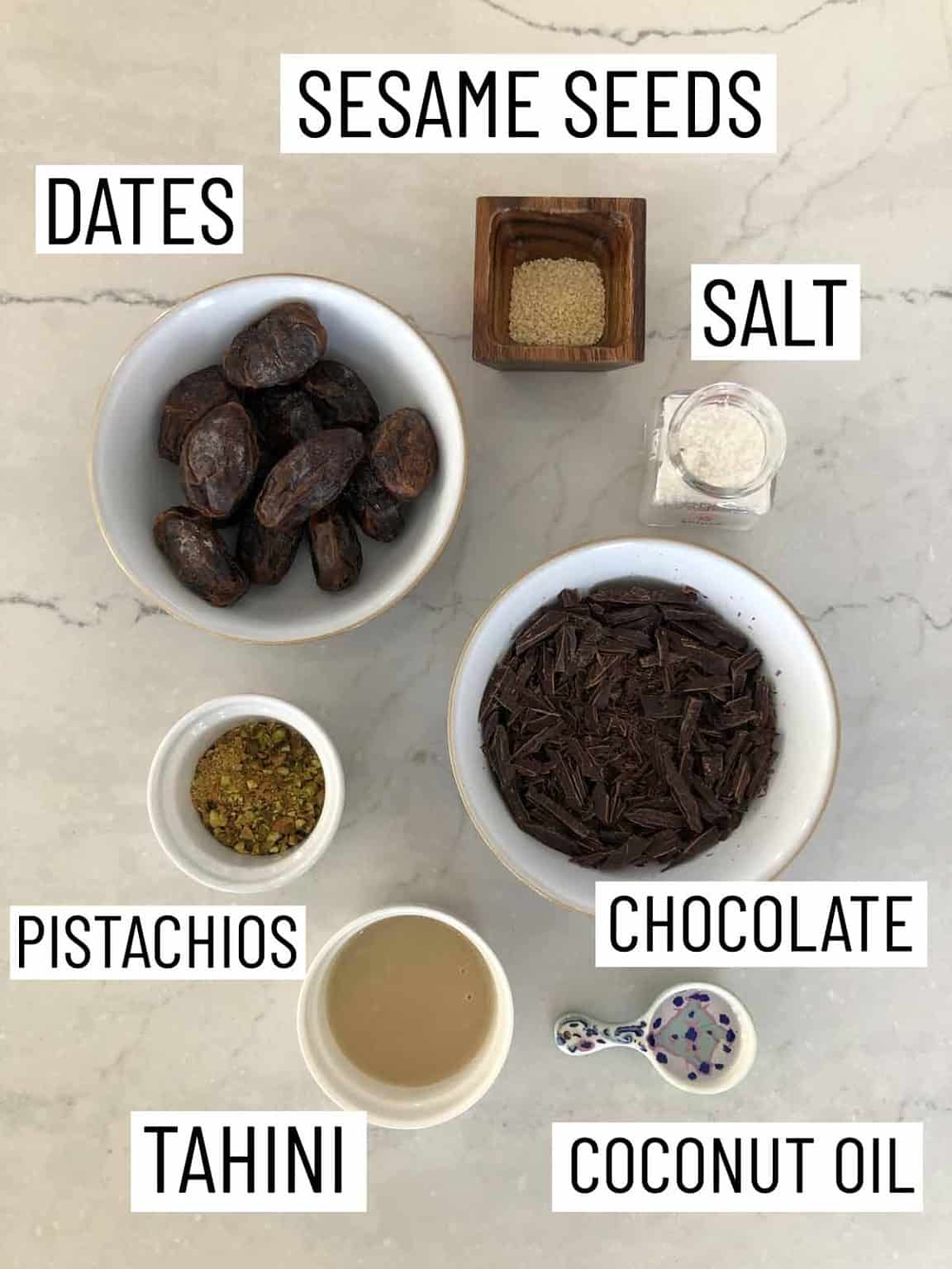 Chocolate Covered Dates with Tahini Filling (No Sugar Added)