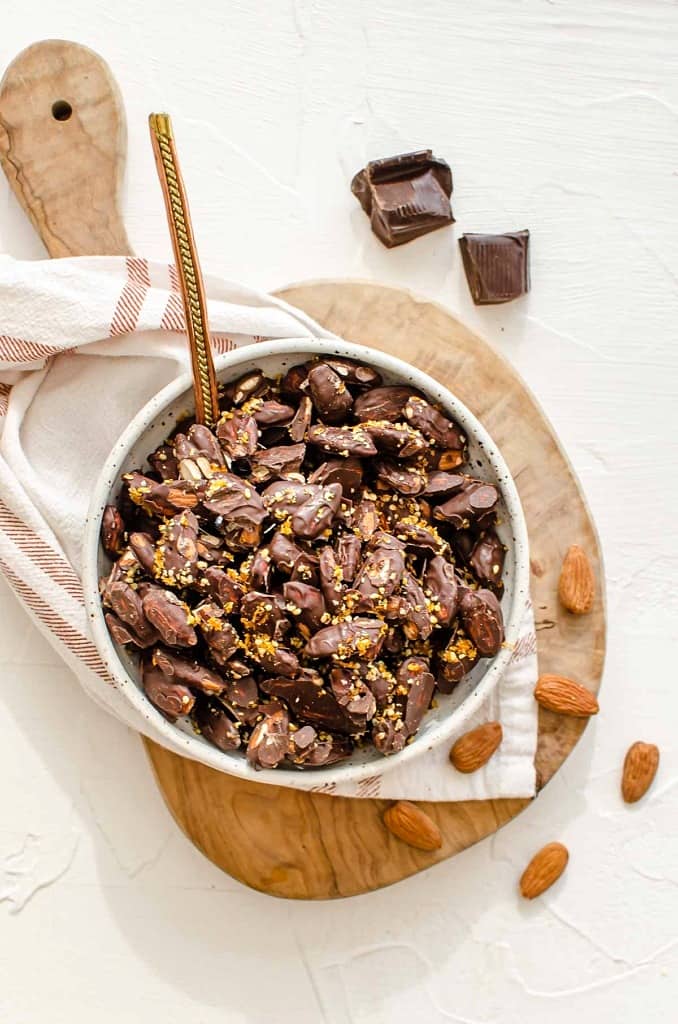 Chocolate Covered Almonds Recipe (Spiced & Salted) - Abbey's Kitchen