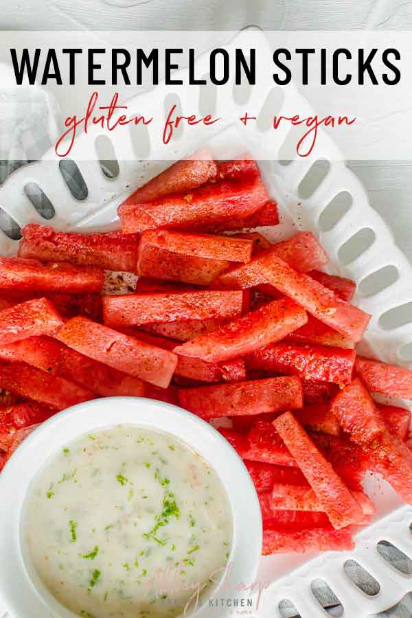 Watermelon Fries with Coconut Lime Dip | Healthy Summer Snack! - Abbey ...