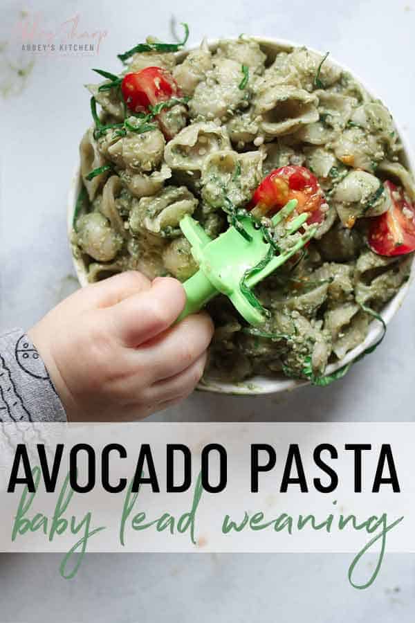 Avocado Pasta (BLW & Toddler Friendly) - Abbey's Kitchen