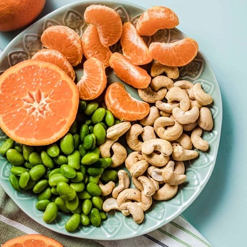 Edamame Snack with Fruit & Nuts (Hunger Crushing Combo™ Snack #5 ...
